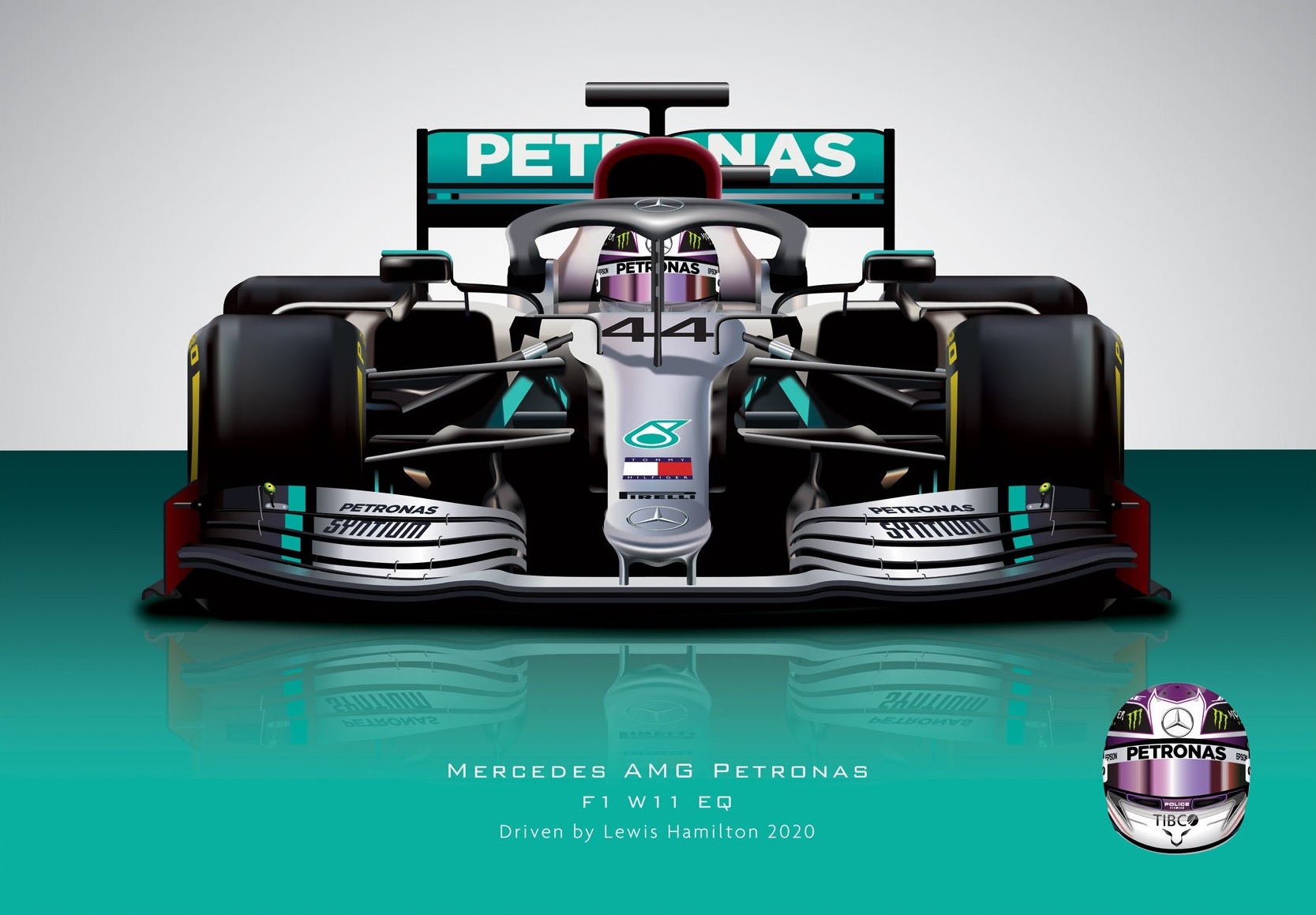 Signed F1 Driver Helmet Prints – 12 Airbrushed A3 Edition