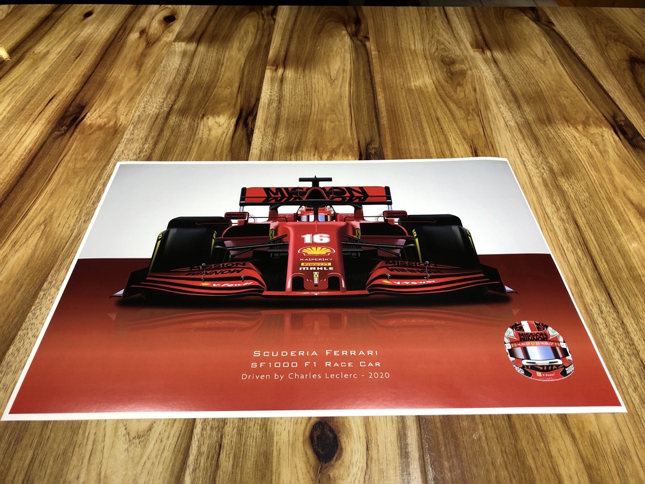Signed F1 Driver Helmet Prints – 12 Airbrushed A3 Edition
